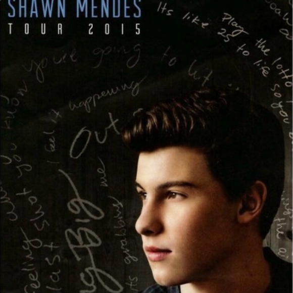 Wall Decor | Original Concert Merch Shawn Mendes 215 Tour Poster From ...